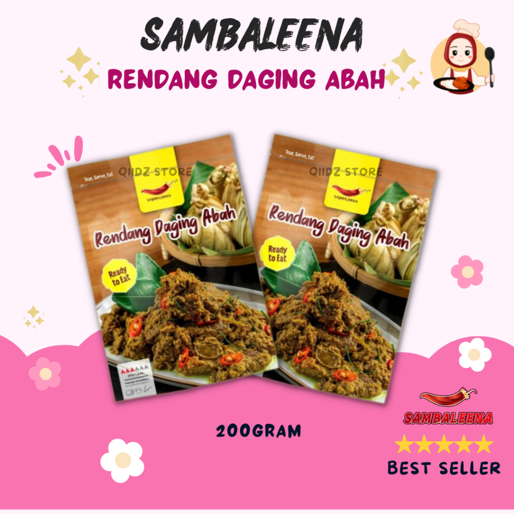 RENDANG & DENDENG SAMBALEENA | RENDANG DAGING ABAH | SAMBAL READY TO ...