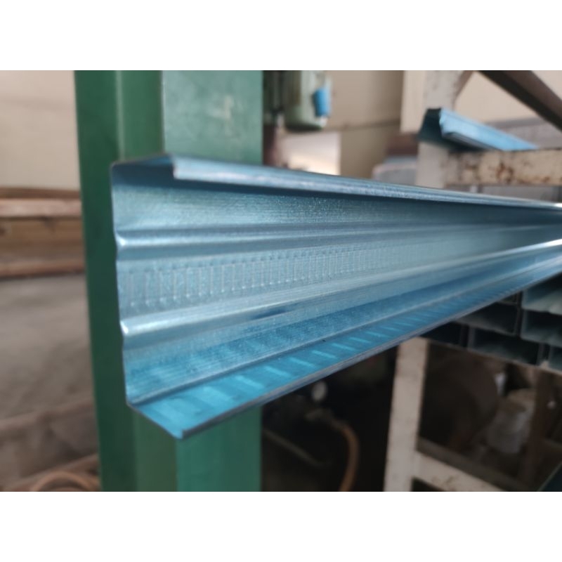 SKS Aluzinc Tinted Blue Truss C Channel Section Purlin LC75 besi biru ...