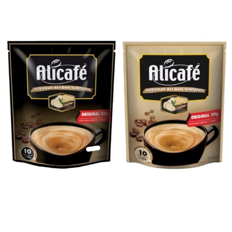 ALICAFE Tongkat Ali & Ginseng Original 10 Sachets x 30g | 10 Sachets x ...