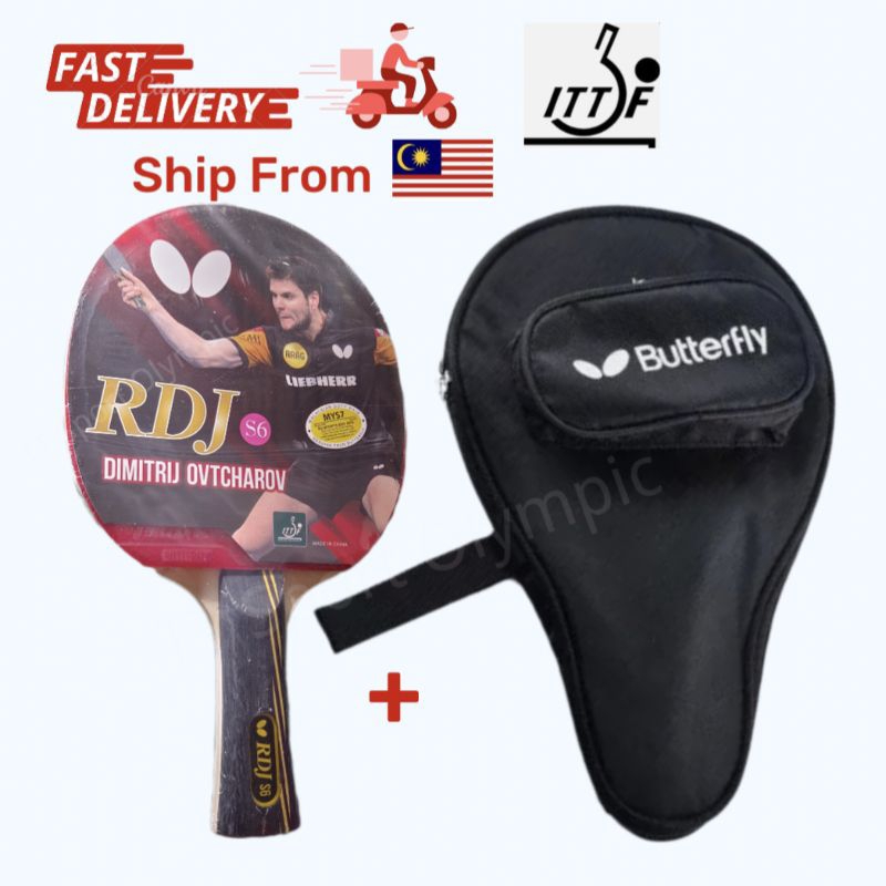 Butterfly RDJ S1 S2 S3 S4 S5 S6 Beginer Bat Racket Table Tennis ...