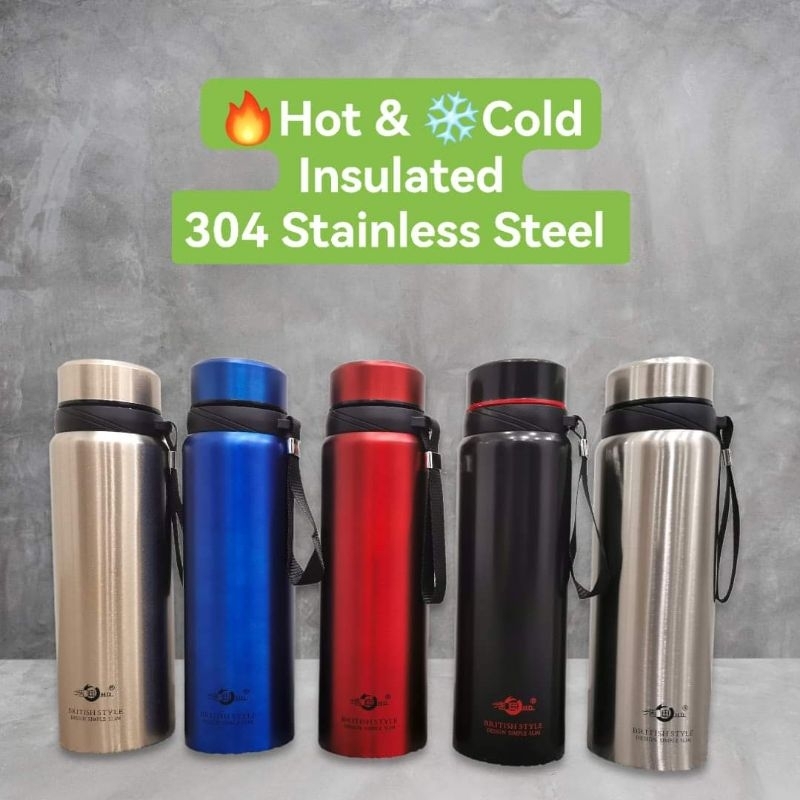 🇲🇾🔥UP TO 1500ML🔥304 Stainless Steel Vacuum Flask Thermos Keep Warm ...