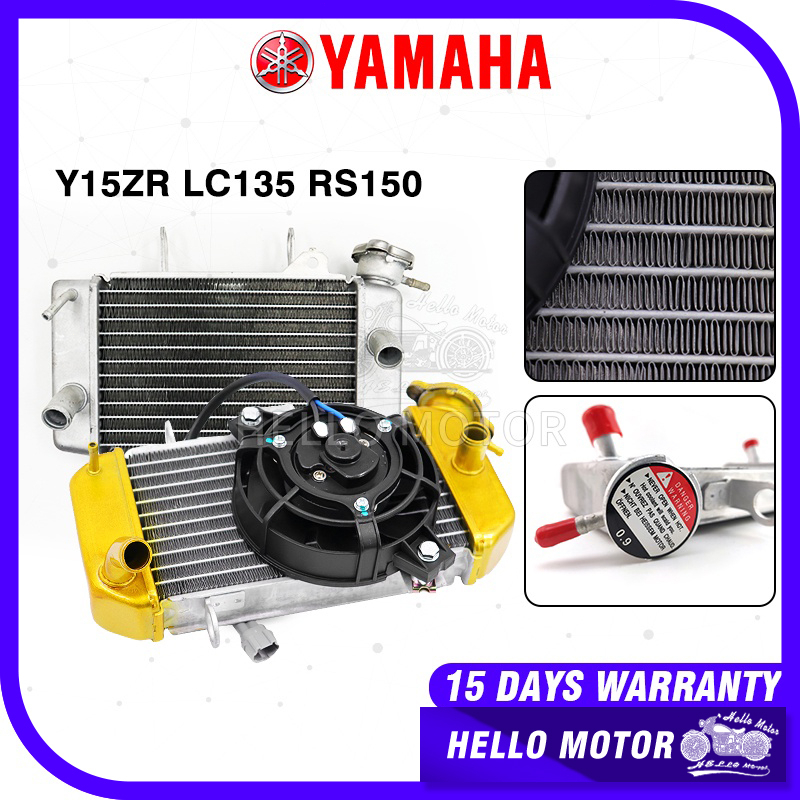 Yamaha racing radiator y15zr lc135 rs150 nmax nvx 155 with big fan ...