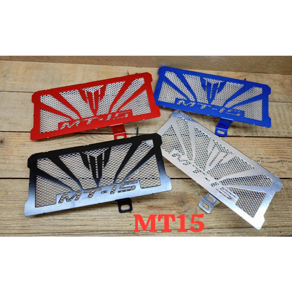YAMAHA MT15 MT-15 RADIATOR COVER COOLANT NET TANK PROTECTOR TANGKI ...