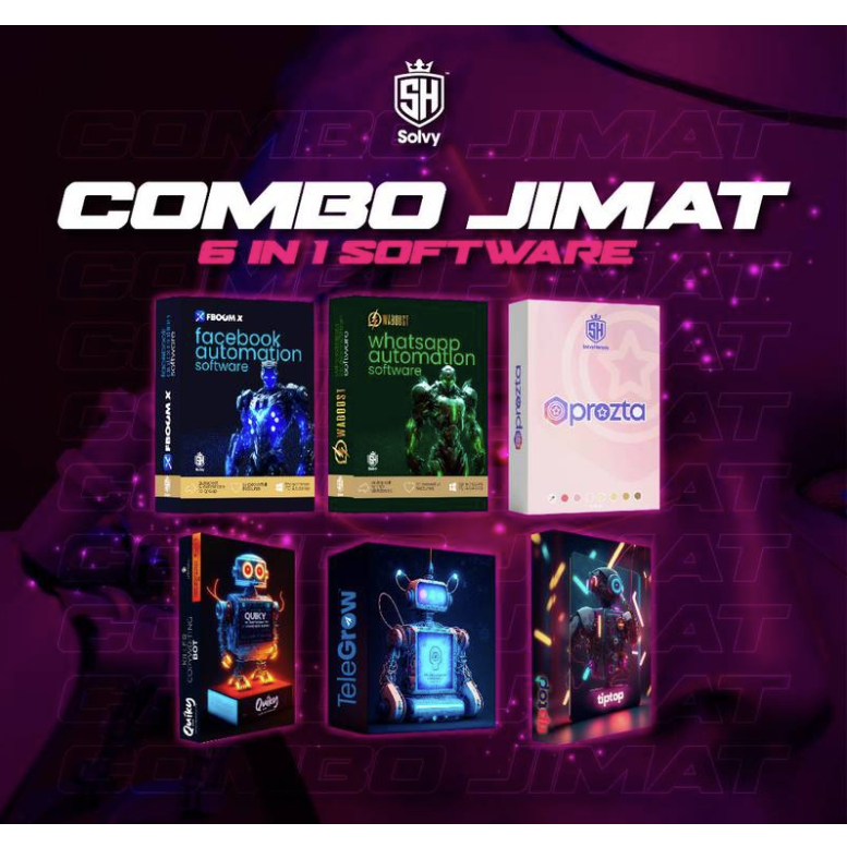Combo 6 in 1 Solvy Jimat | Shopee Malaysia