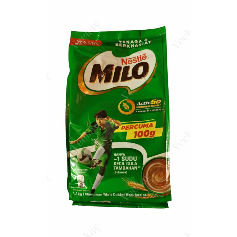 MILO Active-Go Softpack 1Kg Choco Malt Powder Expiry 31/12/2023 ...