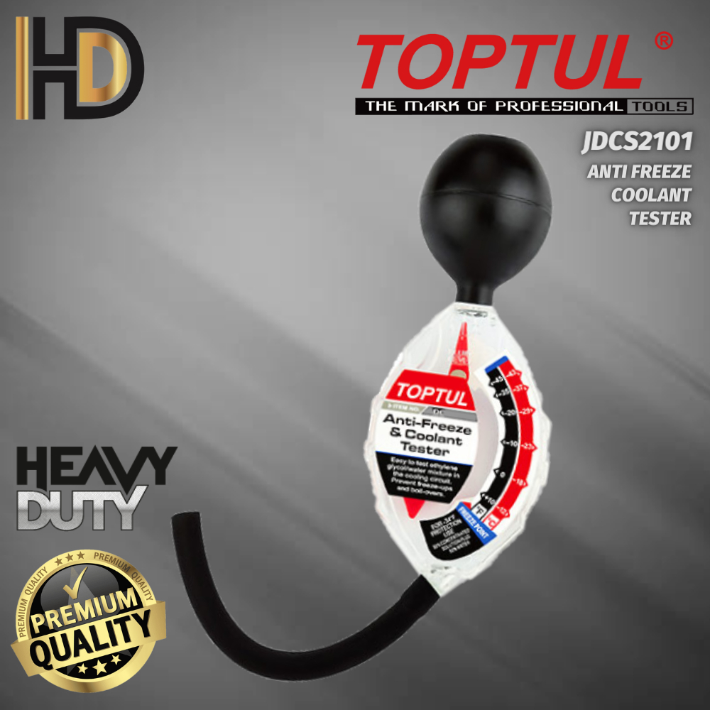 TOPTUL Anti Freeze & Coolant Tetser / Heavy Duty Type Coolant Tester ...