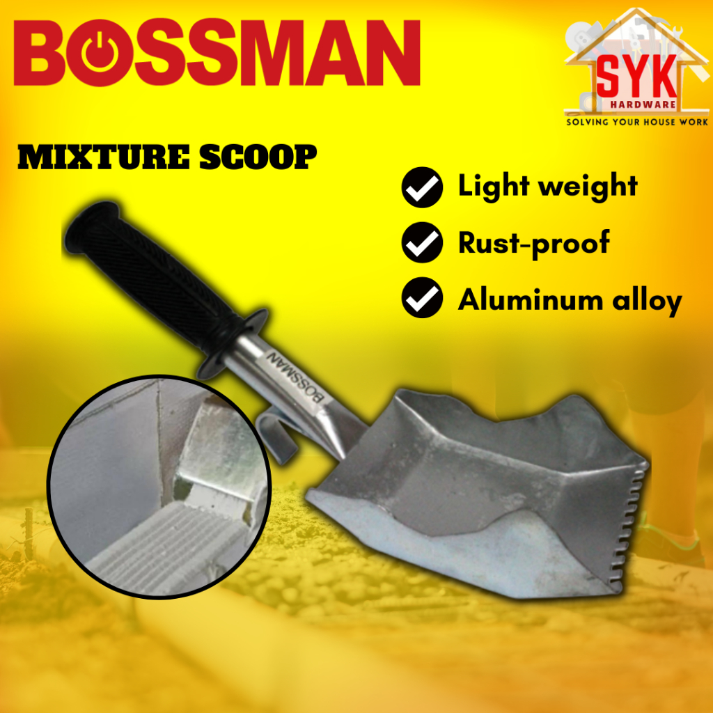 SYK Bossman Mixture Scoop Light Weight Block Aluminum Scoop Outdoor ...