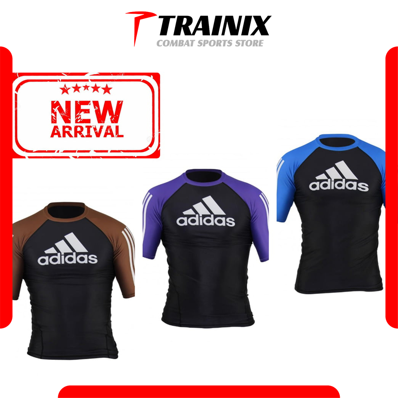 ADIDAS IBJJF - RASH GUARD SHORT SLEEVES (adiIBJJFR01) | Shopee Malaysia