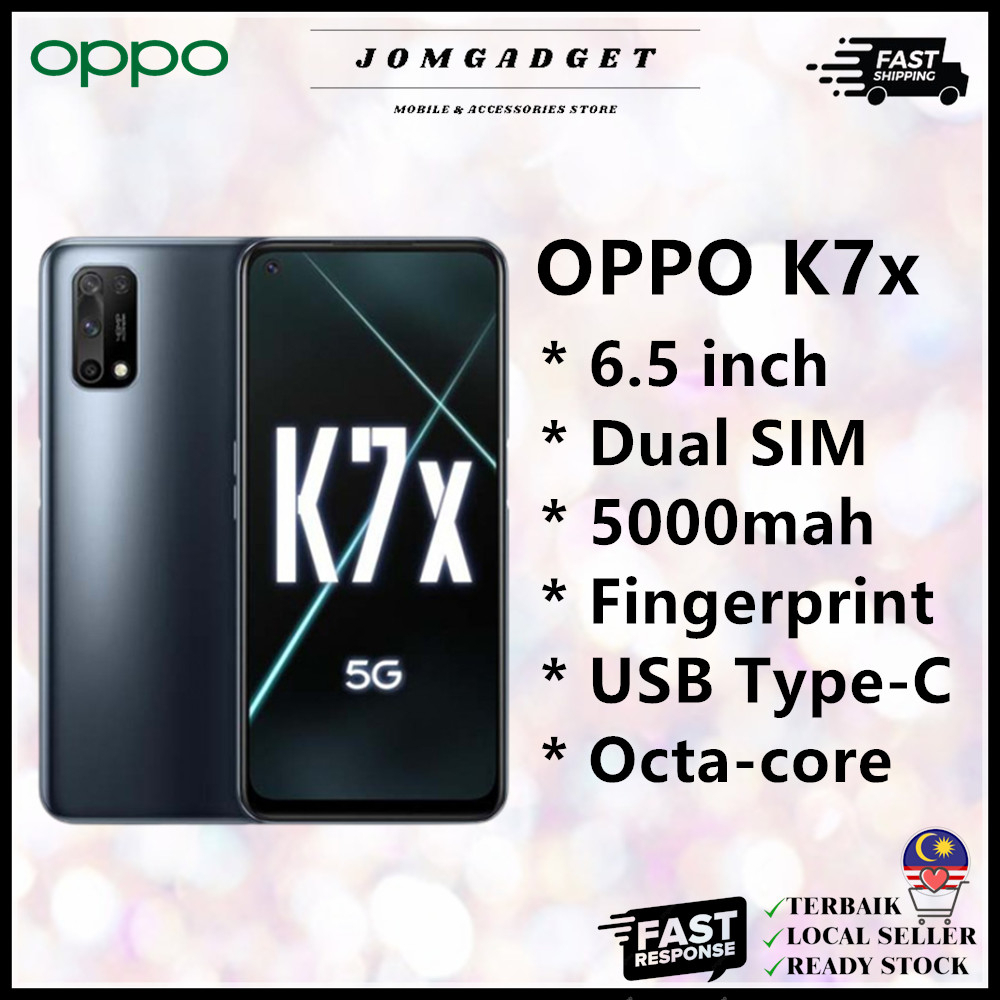 OPPO K7x (8GB RAM + 256GB ROM) 6.5 Inch l 48MP Camera l 5000mAh Battery - FREE Full Set With 1 ...