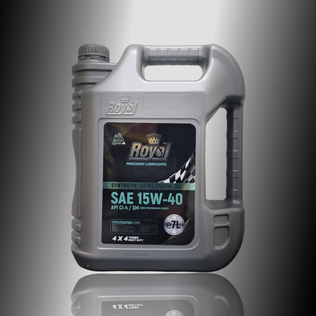 Royal Semi Synthetic Diesel Engine Oil SAE 15W-40 API CI-4/SM (7L) (4X4 HD Diesel Performance ...
