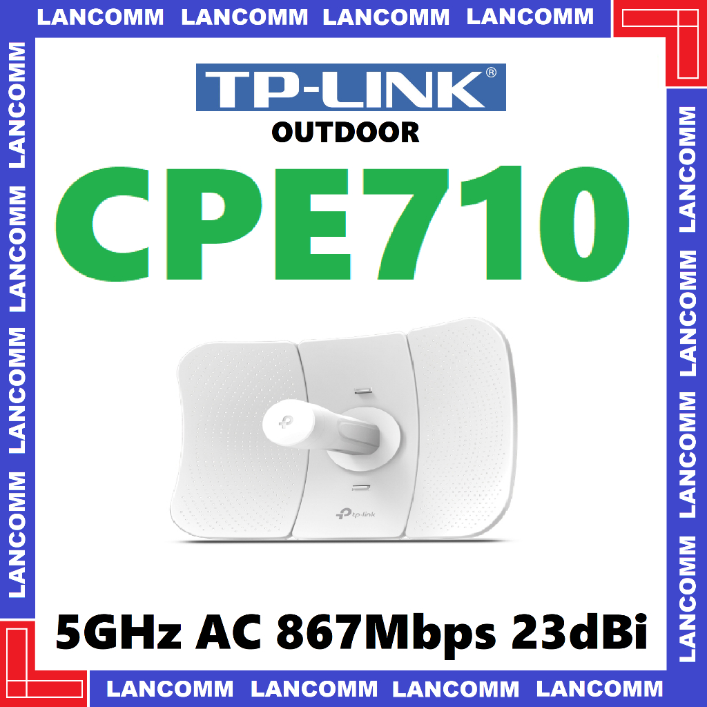 TP-LINK CPE710 5GHz AC 867Mbps 23dBi Outdoor Router ( CPE210 | CPE220 ...