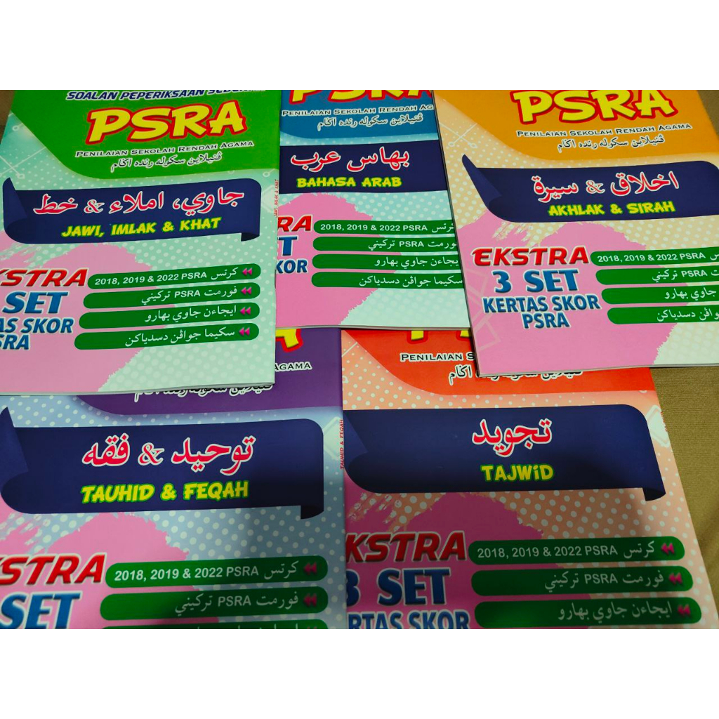 TERBARU!!! Koleksi Soalan Peperiksaan Sebenar PSRA (Fargoes) (KOMBO 5 ...