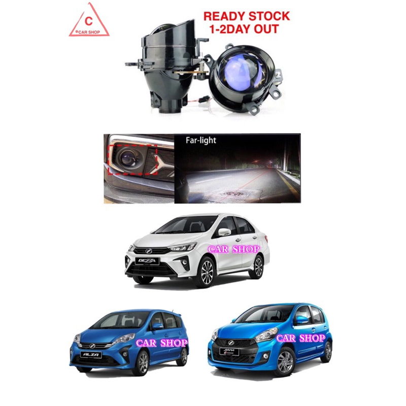 3.0 Inch Fog Light Projector Lens BLUE Bi-Xenon HID Fog Lamp for ...
