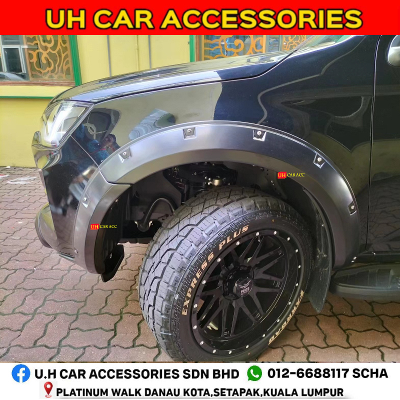ISUZU DMAX D-MAX 2020-2023 V4 ABS FENDER ARCH FLARE FLARES | Shopee ...