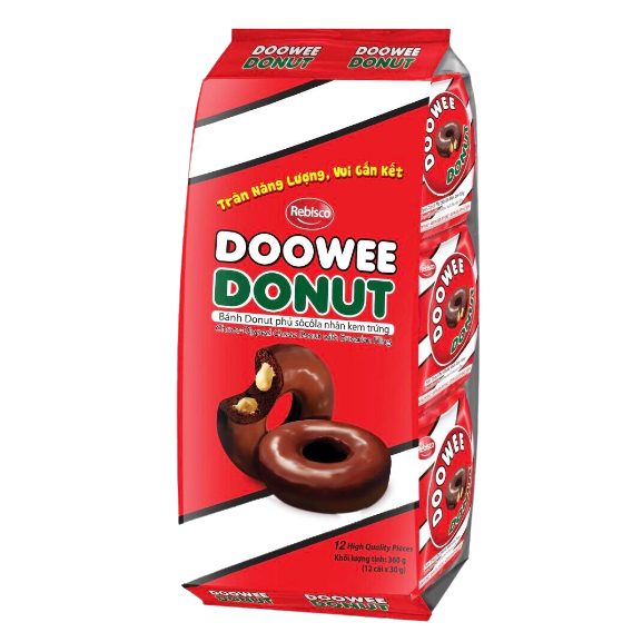 (Ready Stock!!) Rebisco Doowee Donut 290G/360G(White/Strawberry/Orange ...