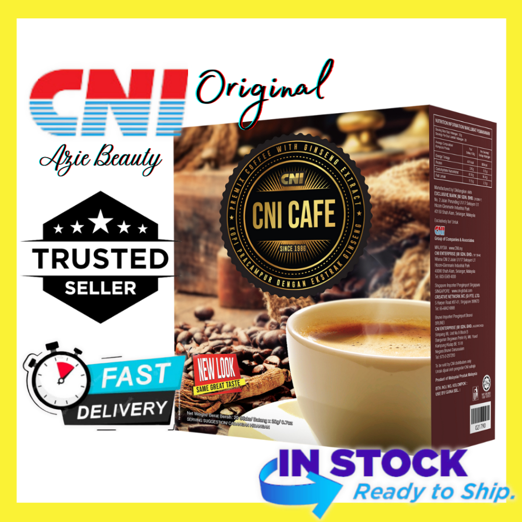 CNI Cafe, Kopi CNI, CNI Coffee, 15 sticks x 20g - Kopi Pra Campuran ...
