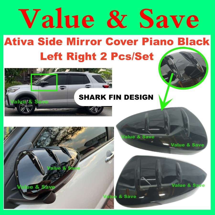 Perodua Ativa Toyota Raize Side Mirror Cover Sportivo Exterior Car Acc ...