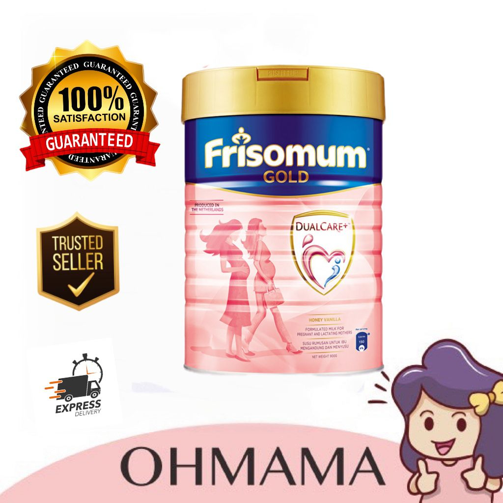 (NEW PRODUCT) Ohmama FRISOMUM Gold Honey Vanilla 900g (For Pregnant ...