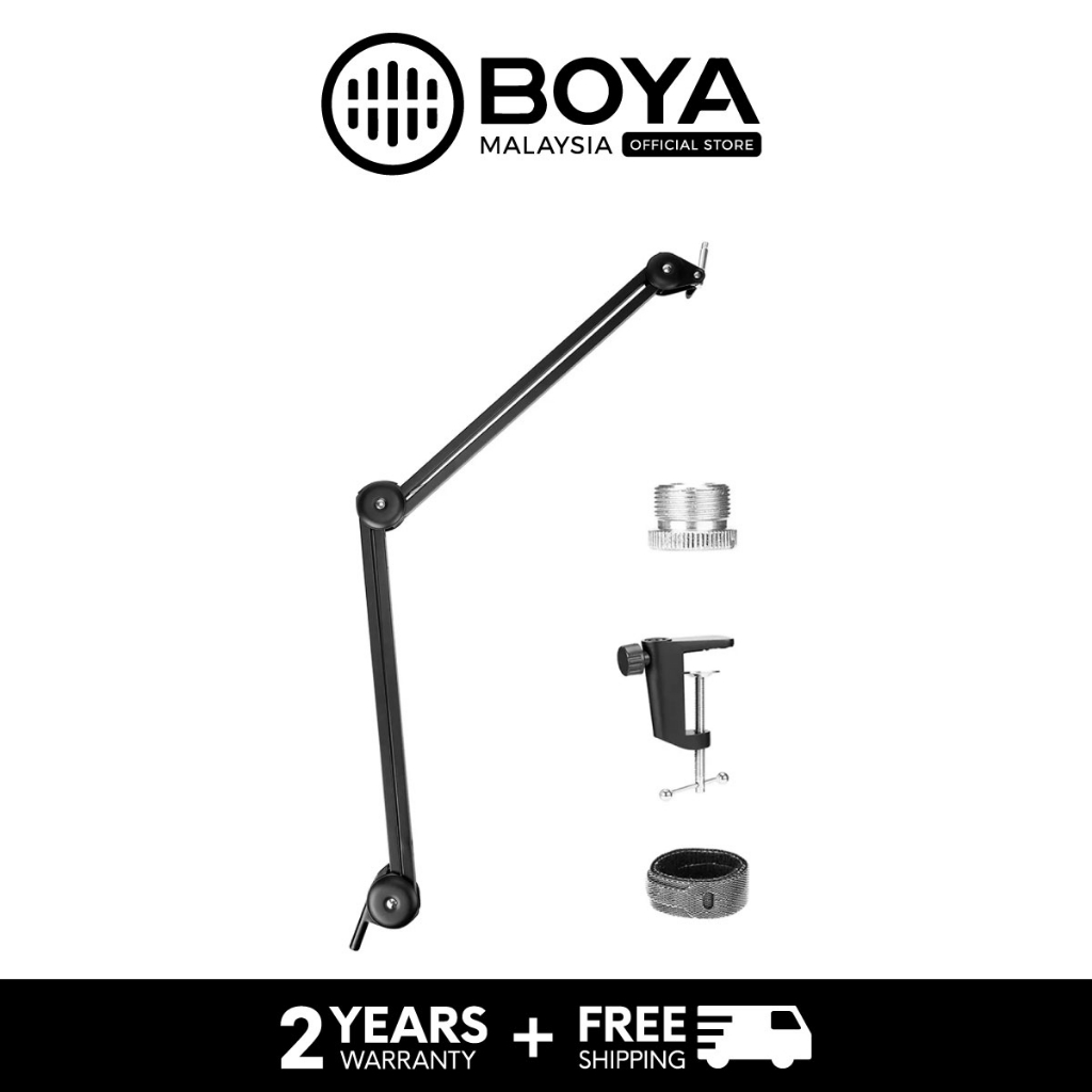BOYA BY-BA20 Boom Arm Spring-Loaded Microphone Suspension Boom Arm ...