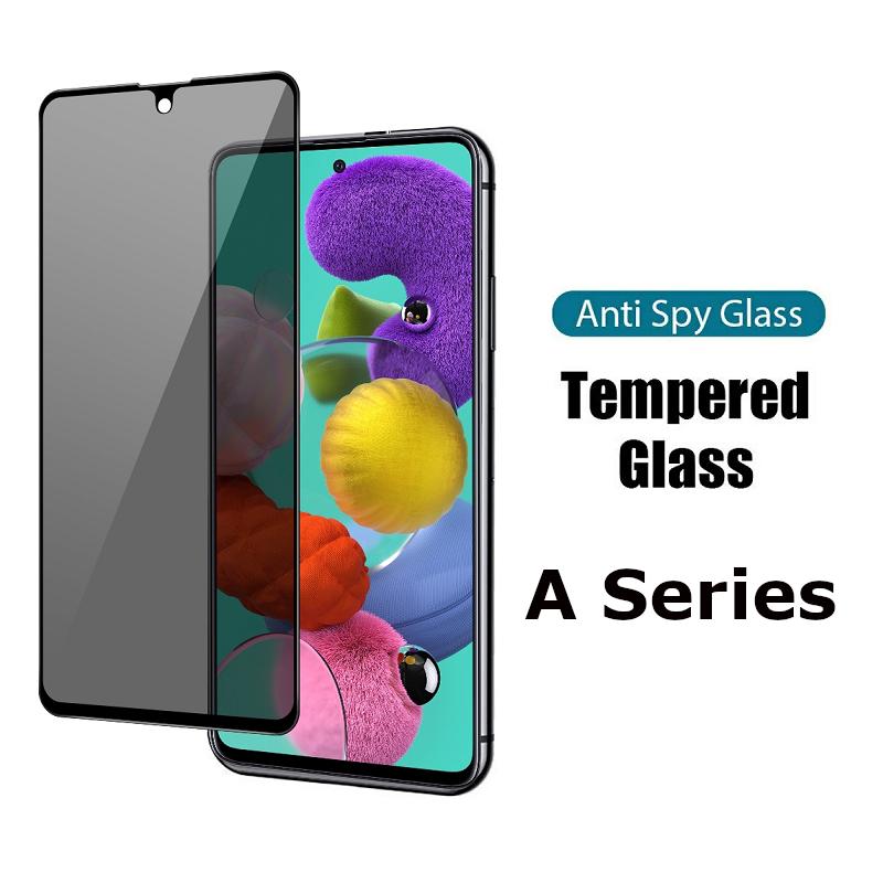 Samsung A-Series Full Cover Privacy Screen Protector (A03 A03S A12 A02S A02/A31/A51 A52/A72/A71 ...