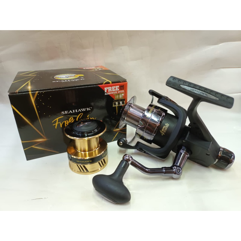 SEAHAWK MESIN KATAK FROG SPIN REEL (FREE ALUMINIUM SPOOL) | Shopee Malaysia