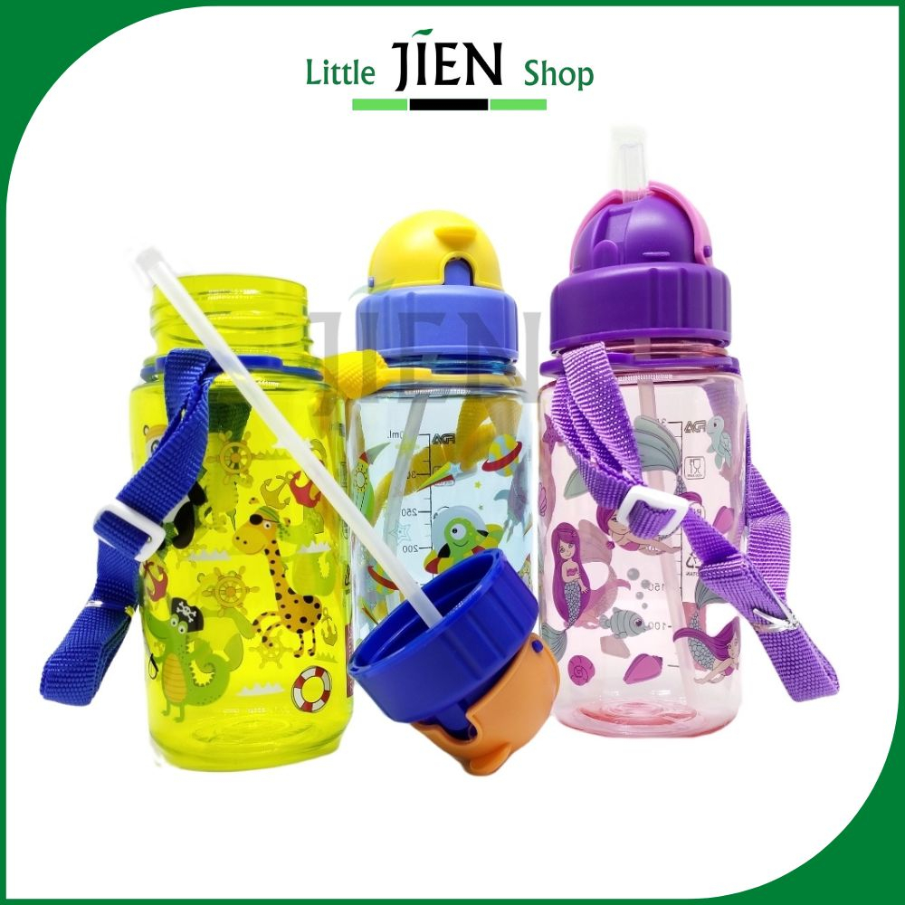 GENUINE Autumnz Botol Air Budak, Water Bottle Kids, Water Bottle With Straw, Botol Air, Botol ...