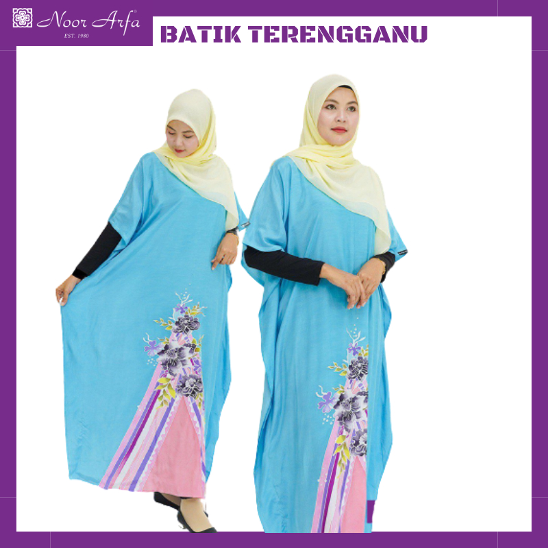 Kaftan Batik Noor Arfa / Kaftan Handrawn / Short Sleeve / Kaftan Ara ...