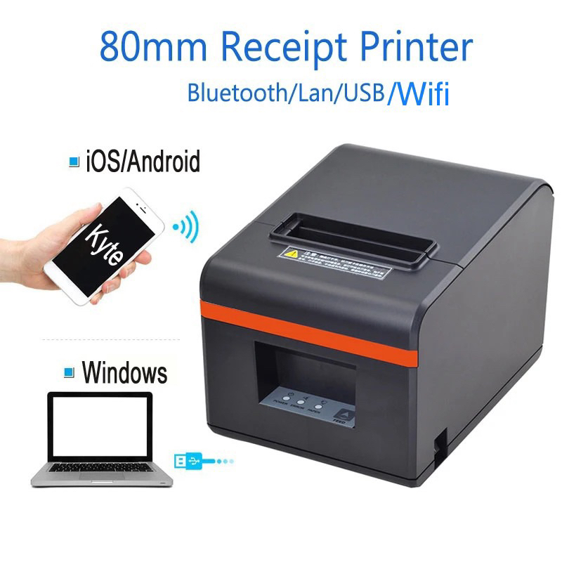 XPrinter XP-N160II Thermal Receipt Printer 80mm-USB/Lan/Serial ...