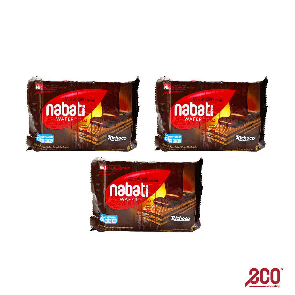 Nabati Richoco Chocolate Cream Wafer 39g/pack (3pcs/pack) - AB-L008-T02-03 - AB-L008-T02-02 ...