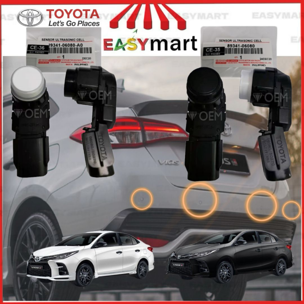 NEW🔥 Reverse Sensor Toyota Vios 2019 NSP151 89341-06080 Rear Bumper ...