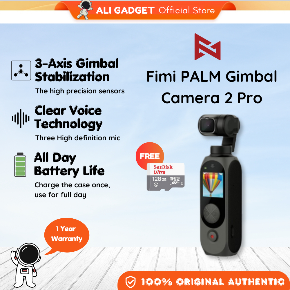 FIMI PALM Gimbal Camera 2 Pro Camera Stabilizer | Upgraded Videography ...
