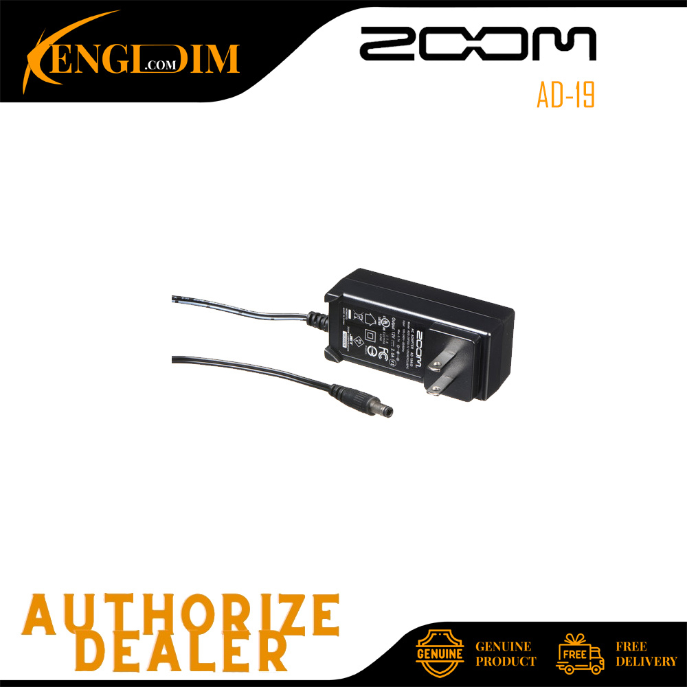 Zoom AD-19 12 VAC Adapter for F4, F8, F8n, Select LiveTrak Mixers, TAC ...