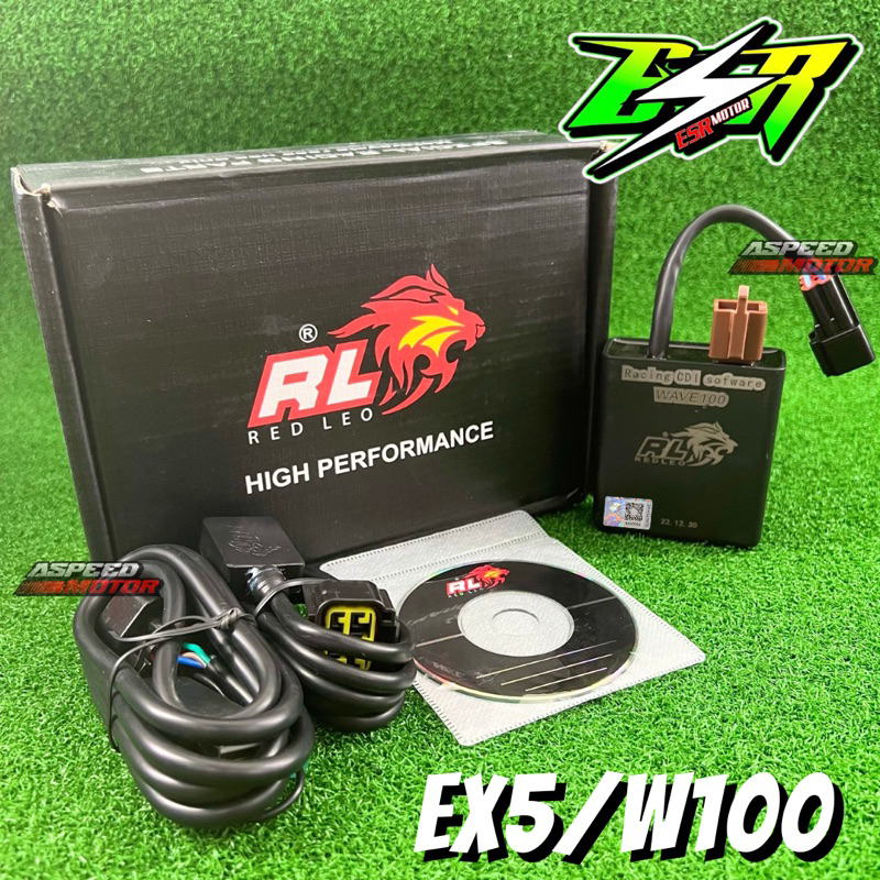 100% ORIGINAL RED LEO CDI RACING PNP 16Map 8Mode ESR MOTOR LC135 V1-V7 ...