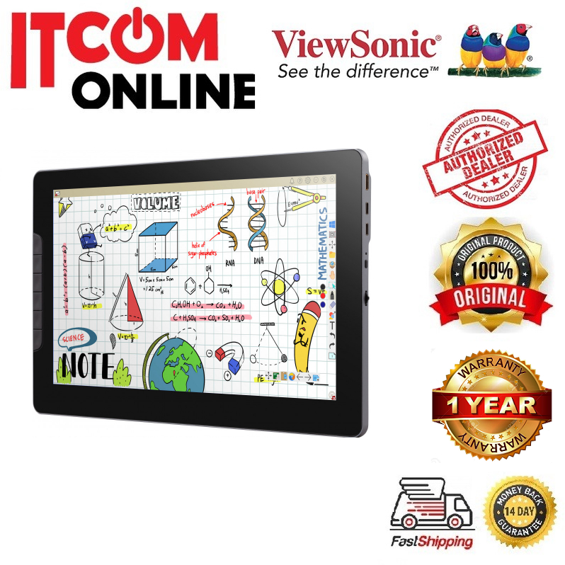VIEWSONIC VIEW BOARD PEN DISPLAY 13.3" TABLET (ID1330) | Shopee Malaysia