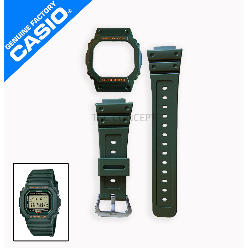 Original Band Bezel Replacement Parts G-shock DW-5600RB-3 DW5600RB-3 DW ...