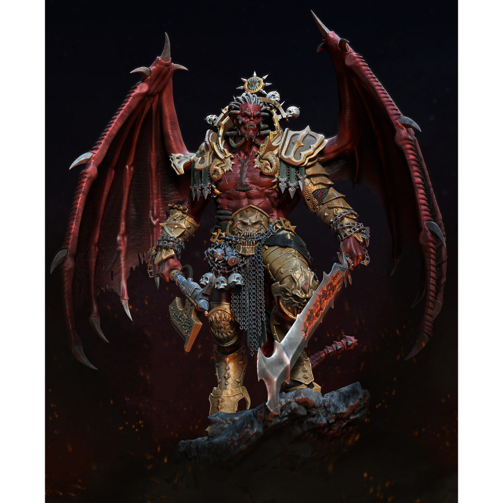 Great Demon of Rage / Anger (3D print miniature model) [Paradox3D ...