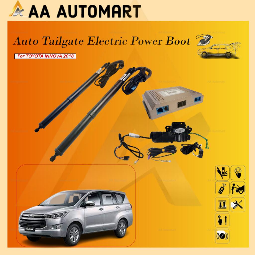 Toyota Innova 2018 Plug & Play Electric Auto Tailgate Power Boot Soft ...