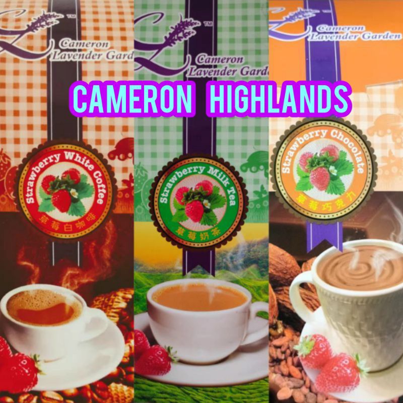 [ReadyStock] Cameron Strawberry Chocolate 4in1 草莓巧克力金马伦Milk Tea奶茶4合1 ...