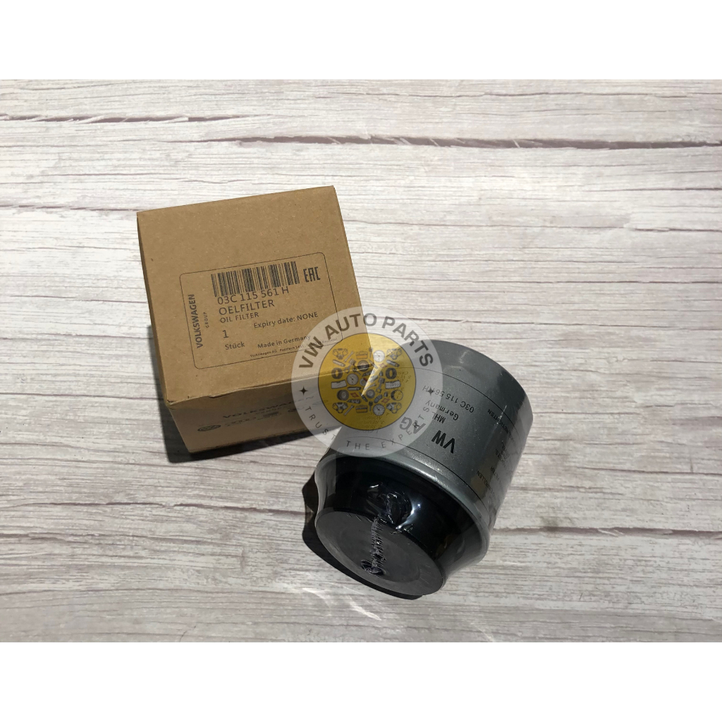 (100% ORIGINAL) 03C115561H OIL FILTER 1.2 1.4 1.6 VOLKSWAGEN POLO GOLF ...
