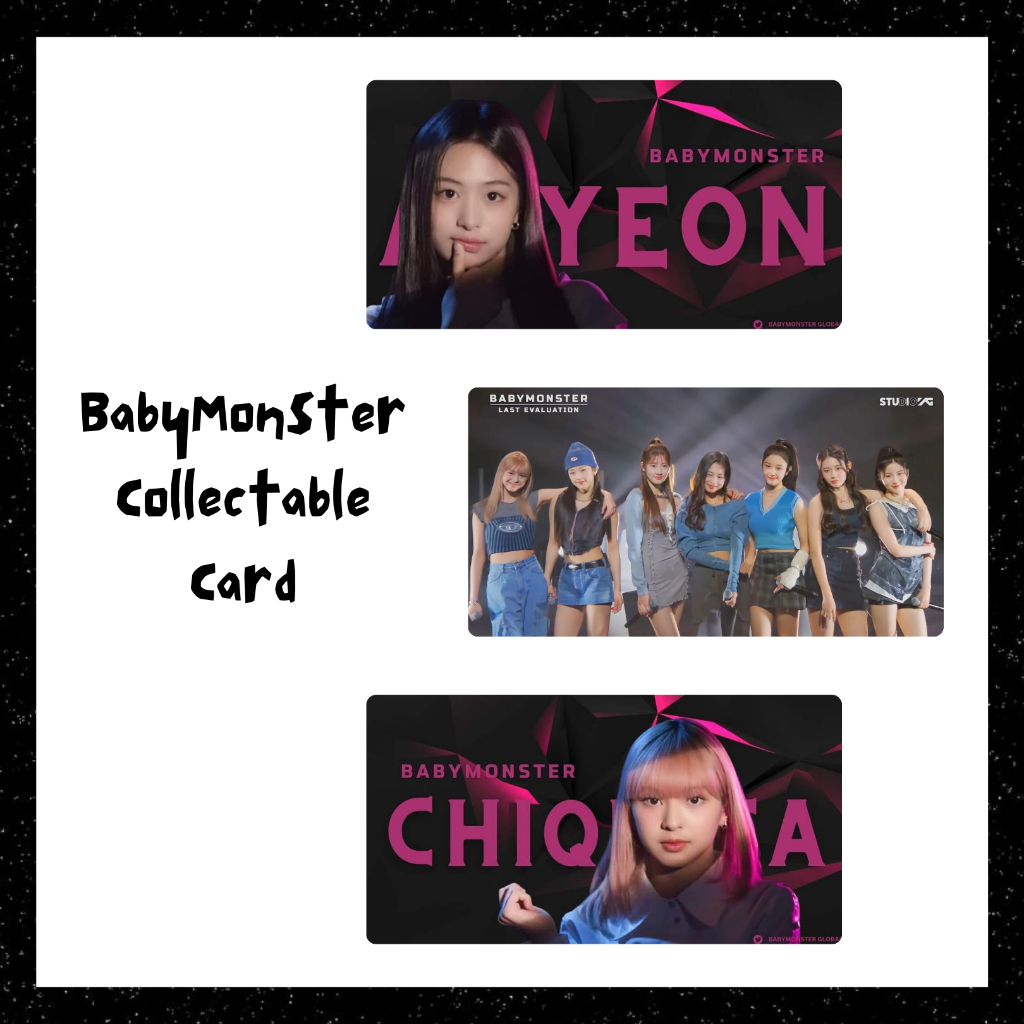 Babymonster Collectable Card Babymonster Baemon | Shopee Malaysia