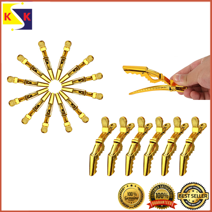 GOLDEN PROFESSIONAL SECTION CLIPS (Pack-6 pieces) | Shopee Malaysia