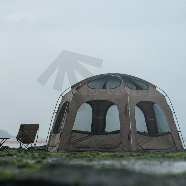 VIDALIDO Ridge Tent Tear-Proof Fire-Proof Connecting Modular Camping ...