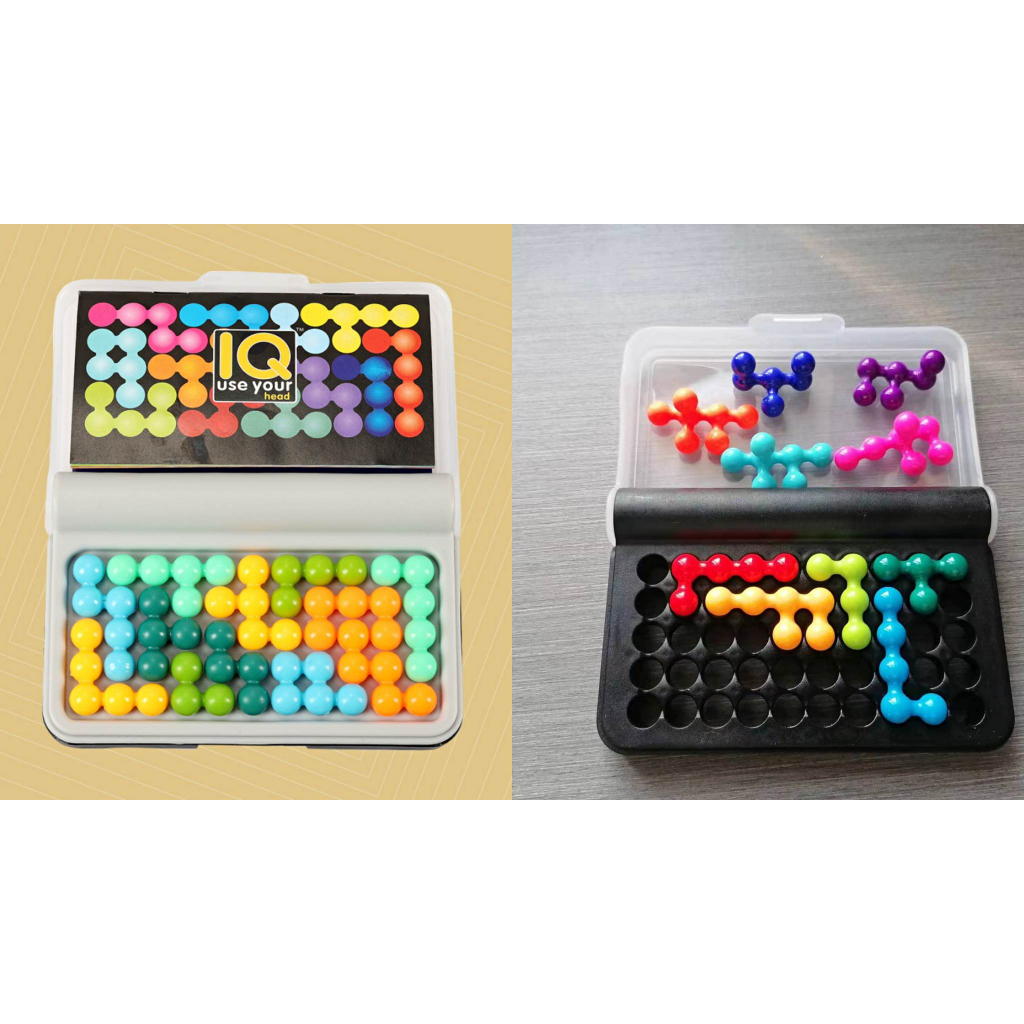 READY STOCK-120 Challenges IQ 2D 3D Puzzle Board Game Classic Pyramid ...