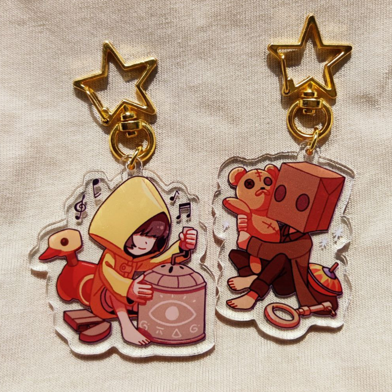 Little Nightmare Fanart\Acrylic Keychains | Shopee Malaysia