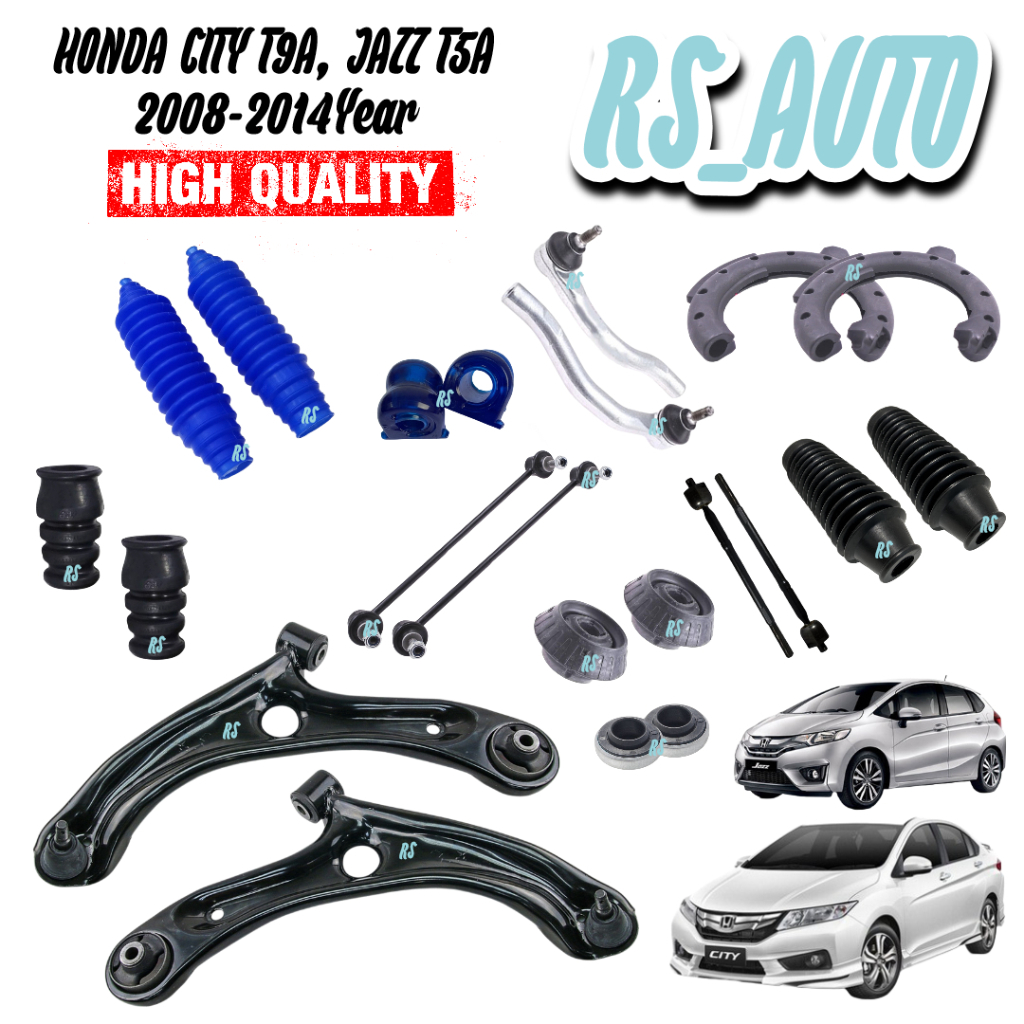 22 Item Combo Set FRONT Suspension Part Honda City T9A, Jazz GK T5A ...
