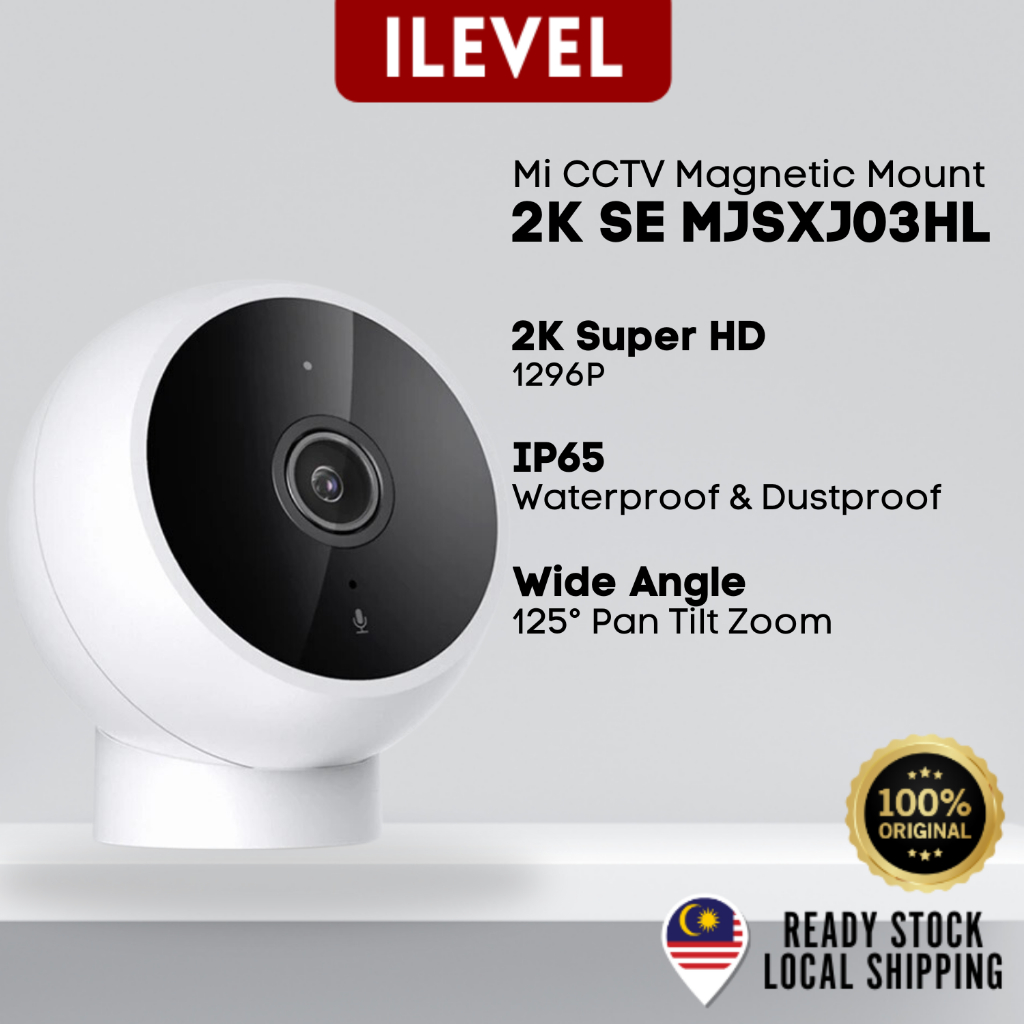 [China Version] Xiaomi Mi Smart CCTV Standard Edition 2K Magnetic Mount ...