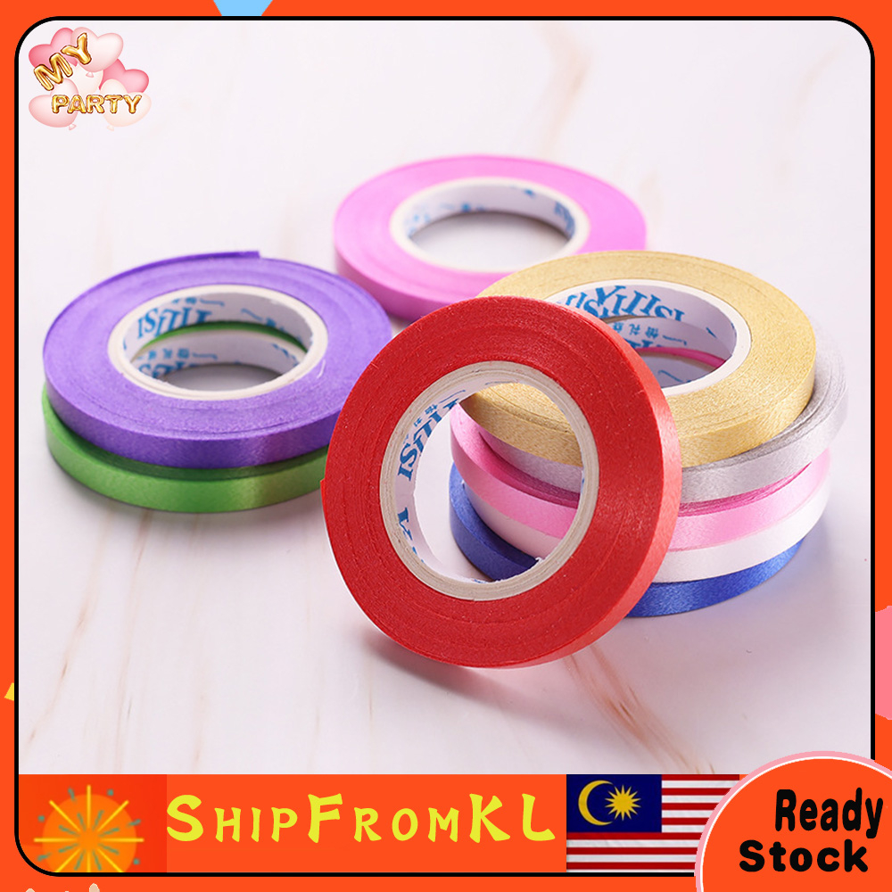 10 Meters/Roll Balloon String Ribbon Tied Rope Colourful Knot ...