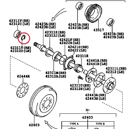 TOYOTA HILUX / FORTUNER REAR AXLE SHAFT SNAP RING | Shopee Malaysia