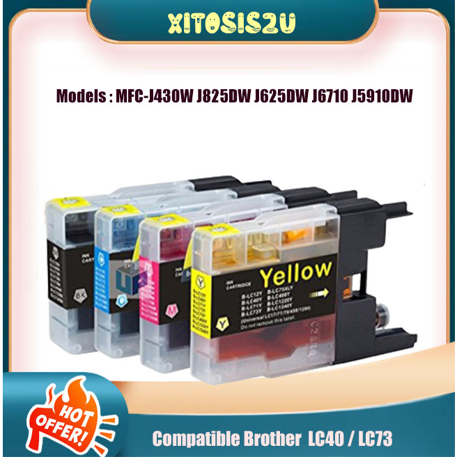 LC40/LC73 Compatible brother Ink Cartridge (B/C/M/Y) for Brother DCP ...