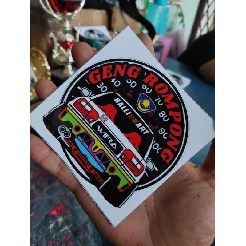 sticker proton separuh performance pelbagai model pelbagai design dlm ...